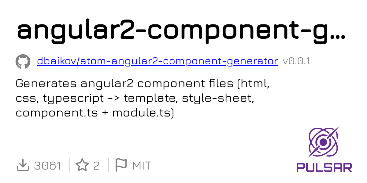 angular2-component-generator angular2-component-generator