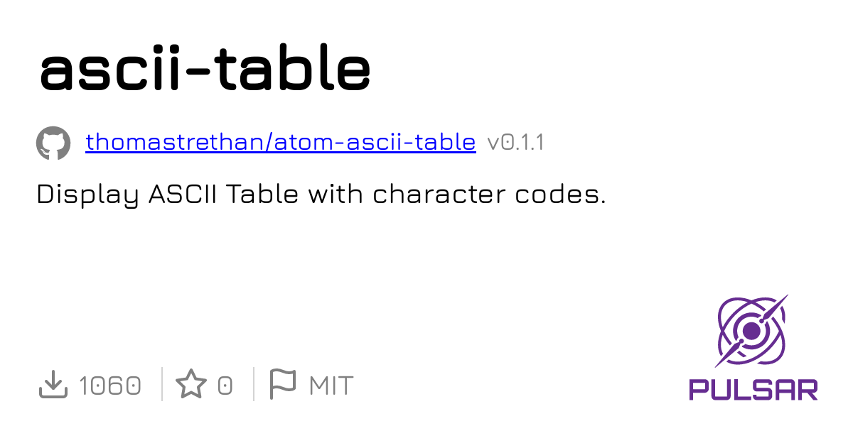 ascii-table