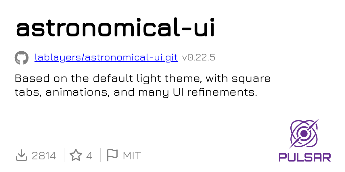 astronomical-ui