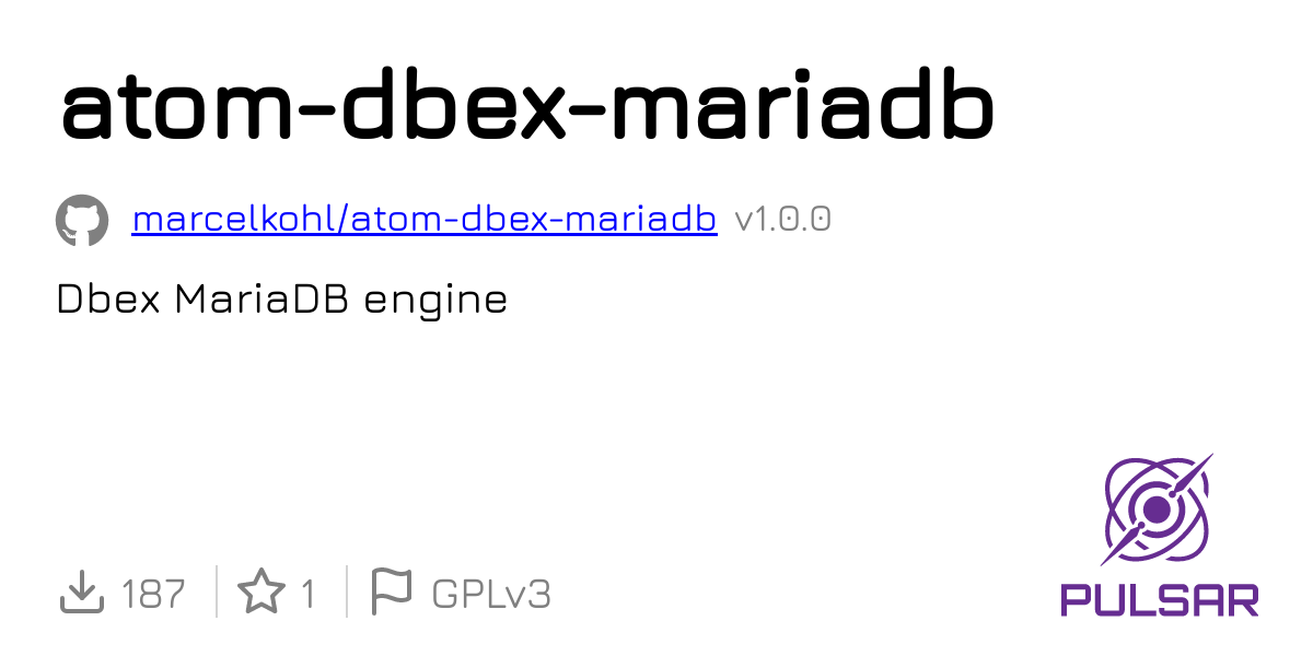 atom-dbex-mariadb