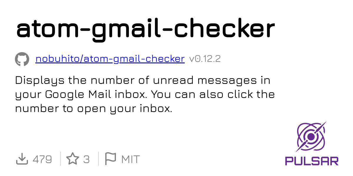atom-gmail-checker