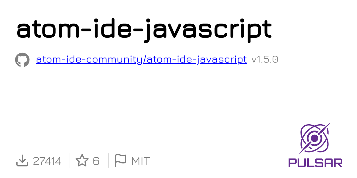 Atom Ide Javascript 
