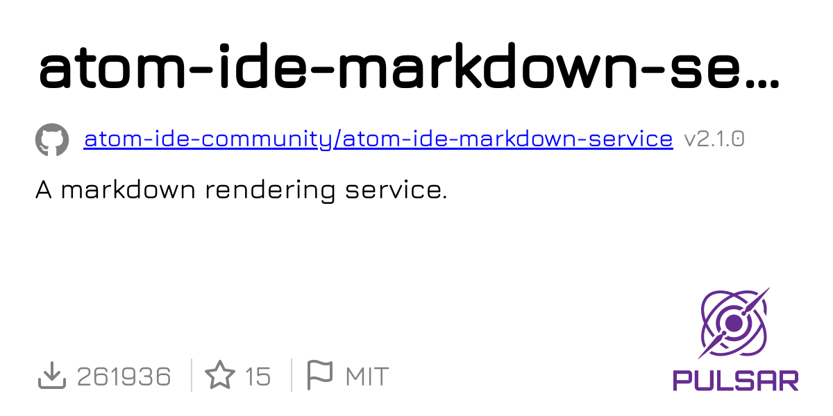 atom-ide-markdown-service atom-ide-markdown-service