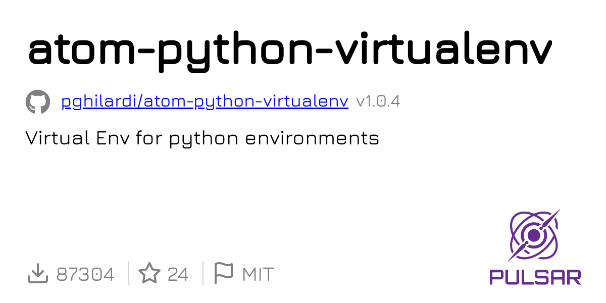 Atom Python Virtualenv 