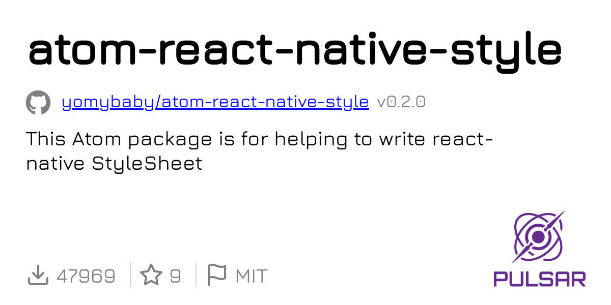 atom-react-native-style atom-react-native-style