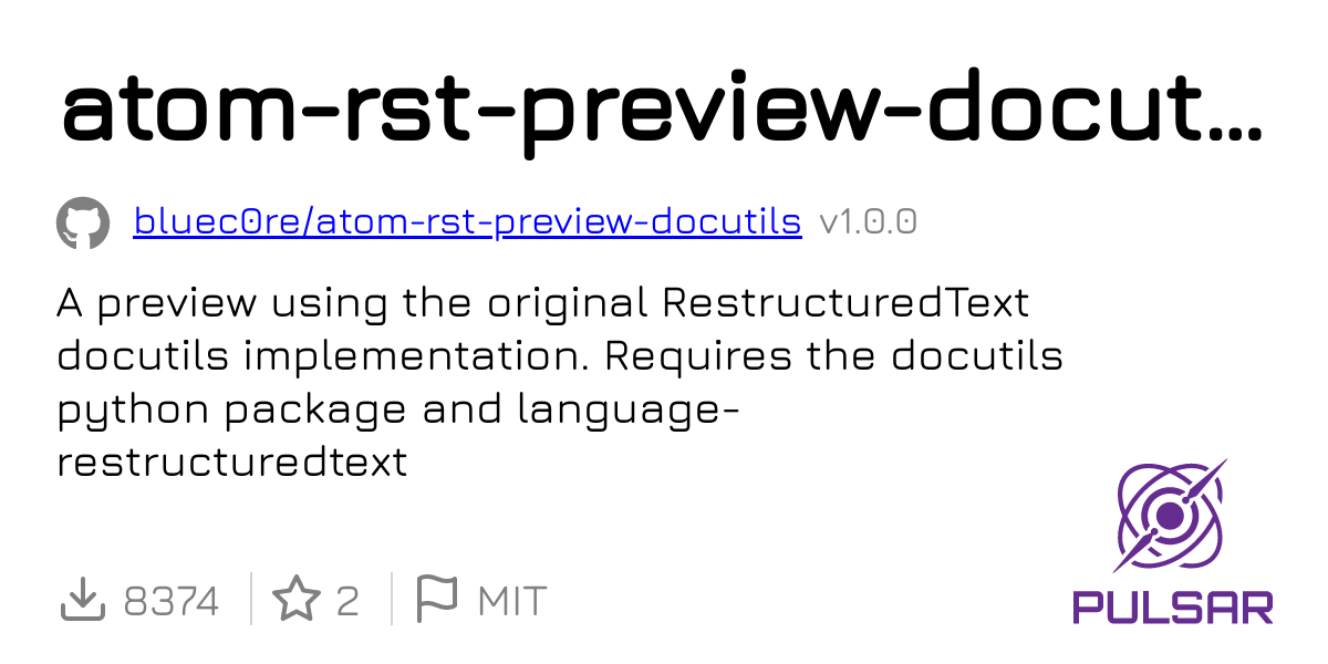 atom-rst-preview-docutils