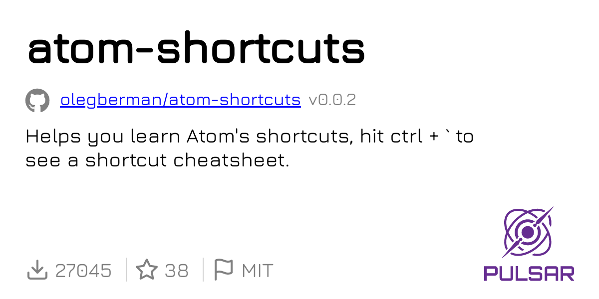 atom-shortcuts