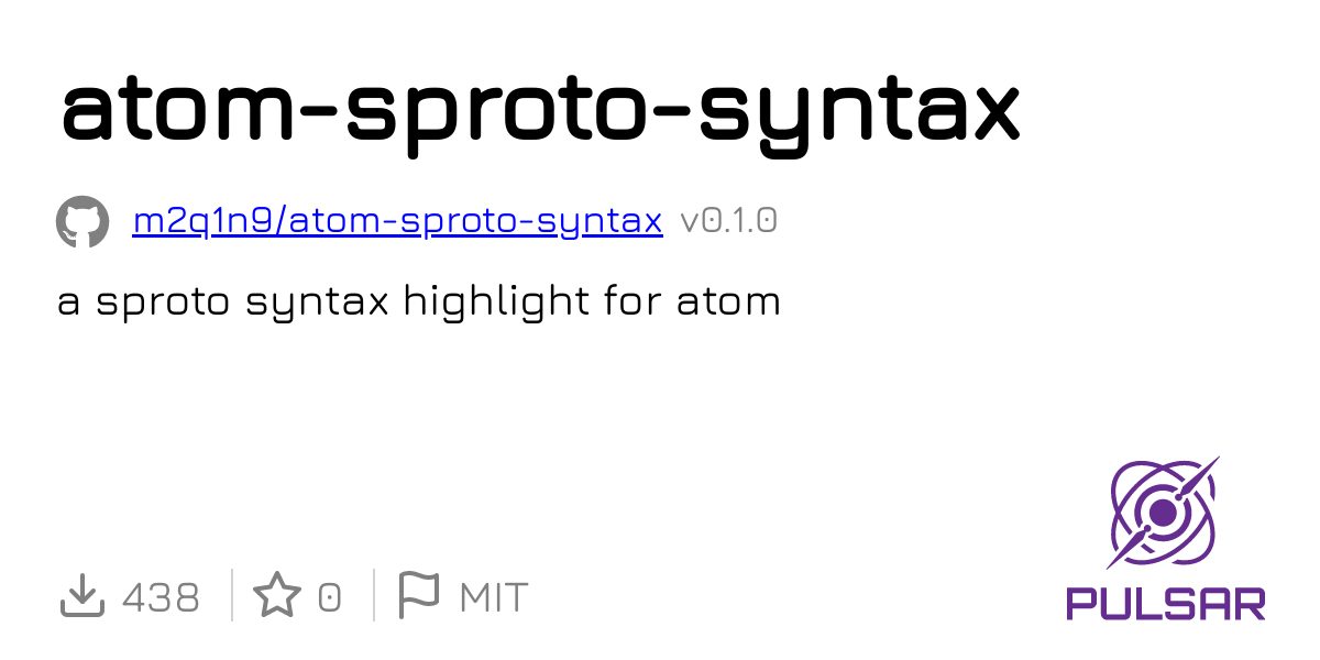 atom-sproto-syntax atom-sproto-syntax
