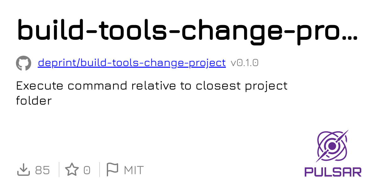 build-tools-change-project