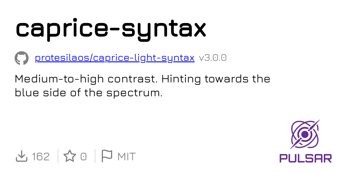 caprice-syntax
