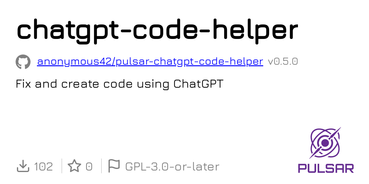 chatgpt-code-helper