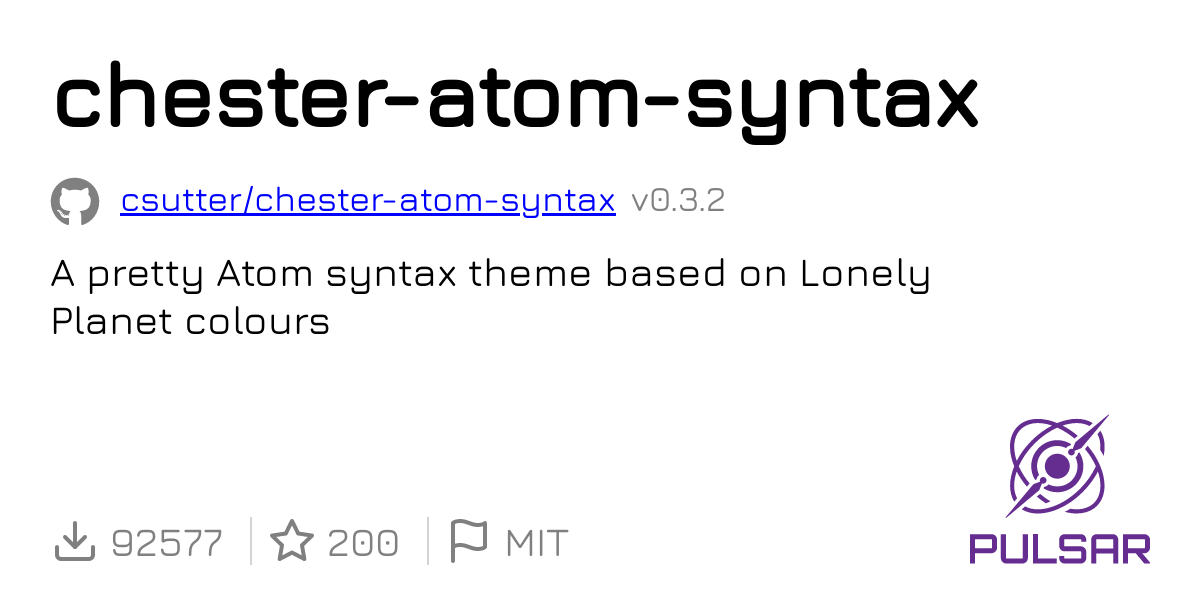 chester-atom-syntax