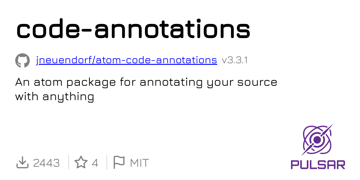 Code Annotations