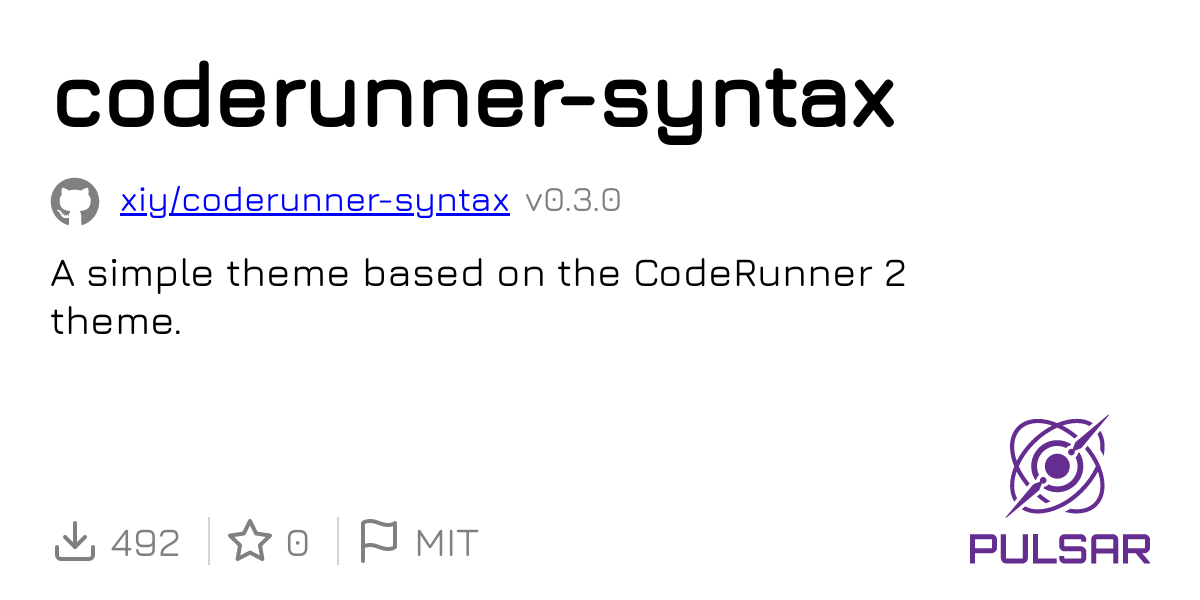 coderunner-syntax