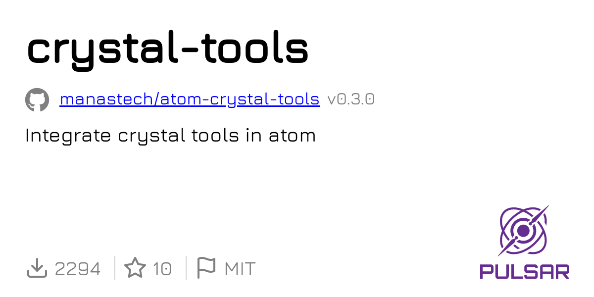 crystal-tools