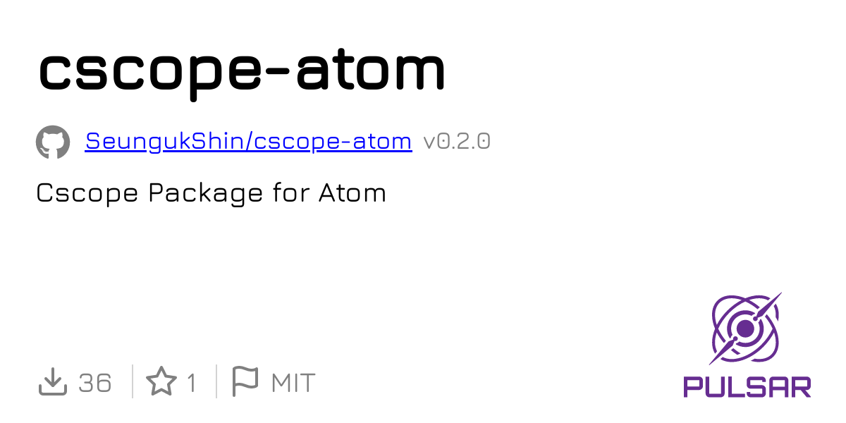 cscope-atom