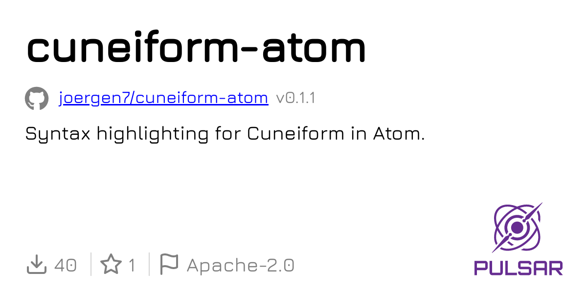 cuneiform-atom