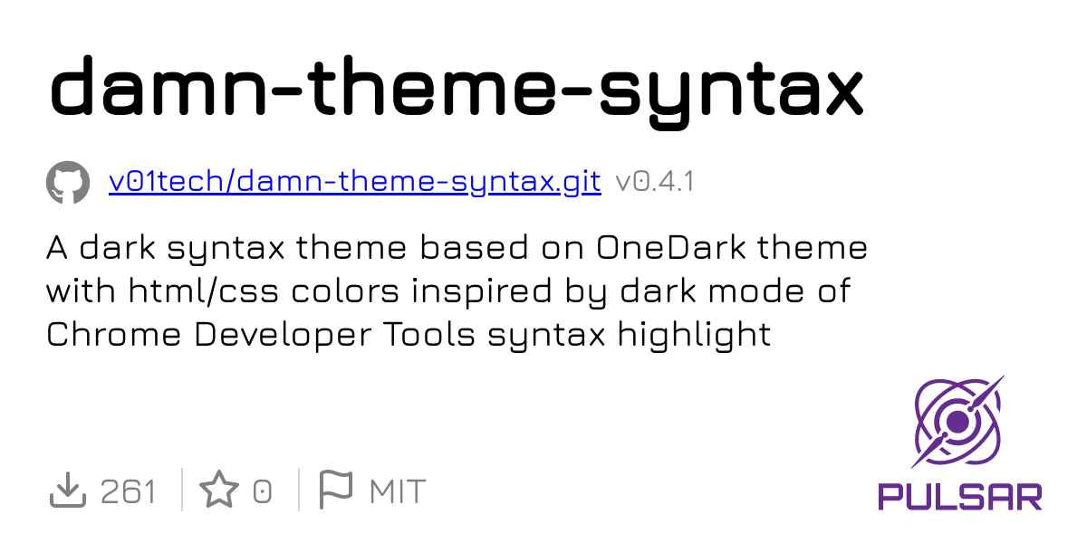 Damn Theme Syntax