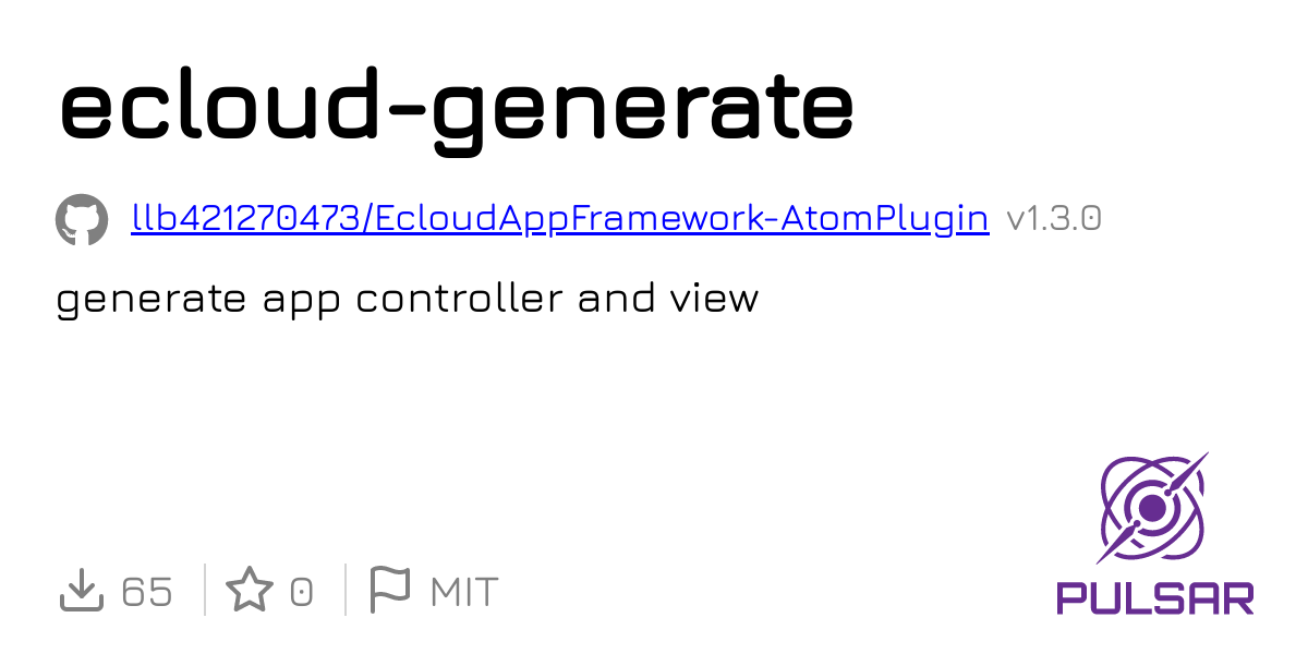 ecloud-generate