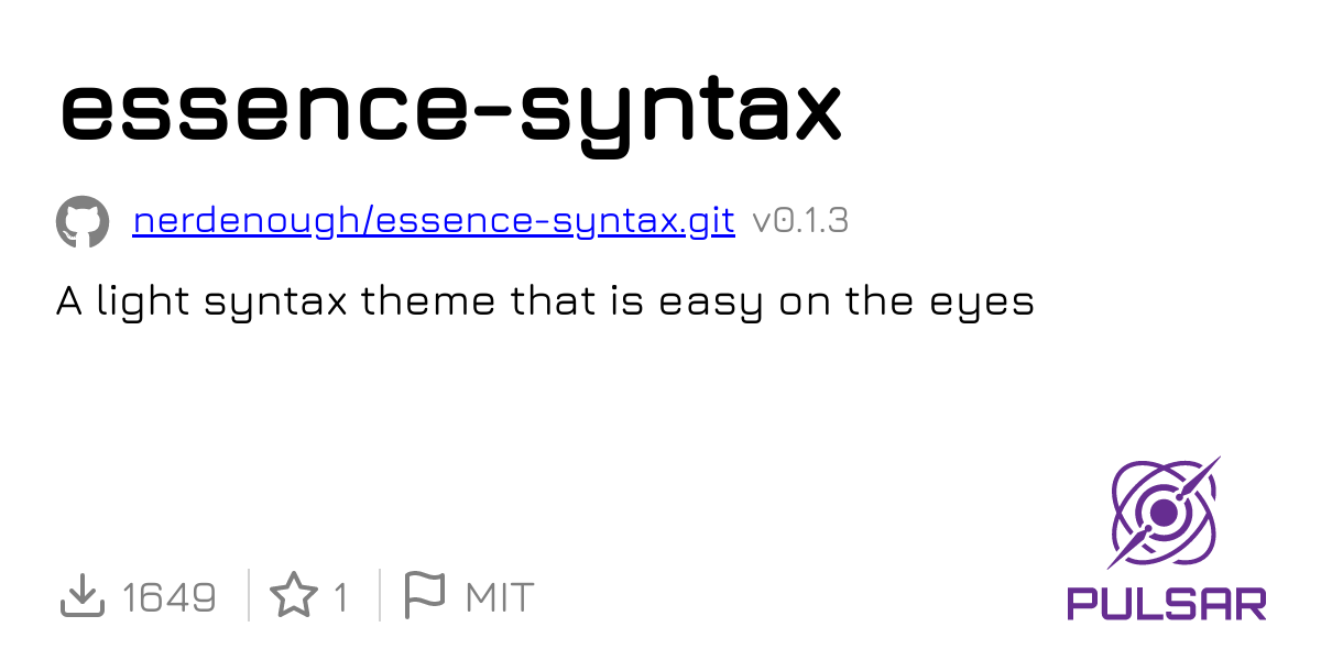essence-syntax