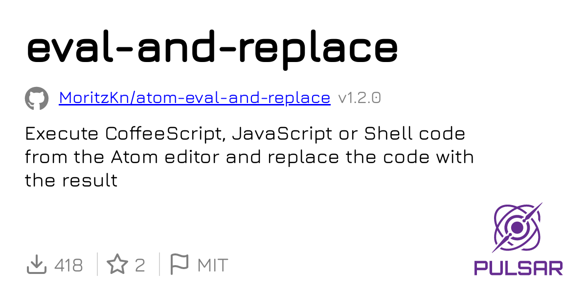 Eval And Replace 