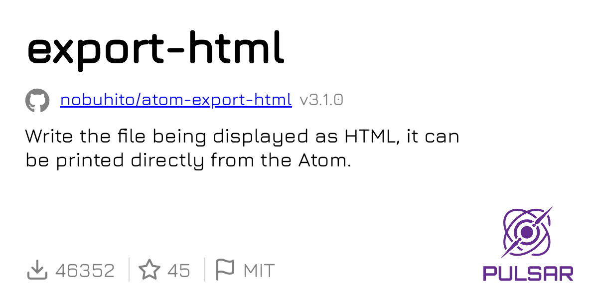 Export Html