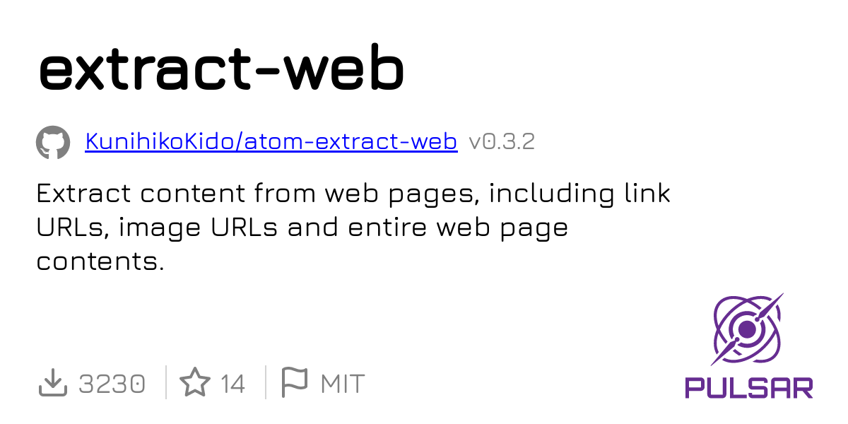 Extract Web 