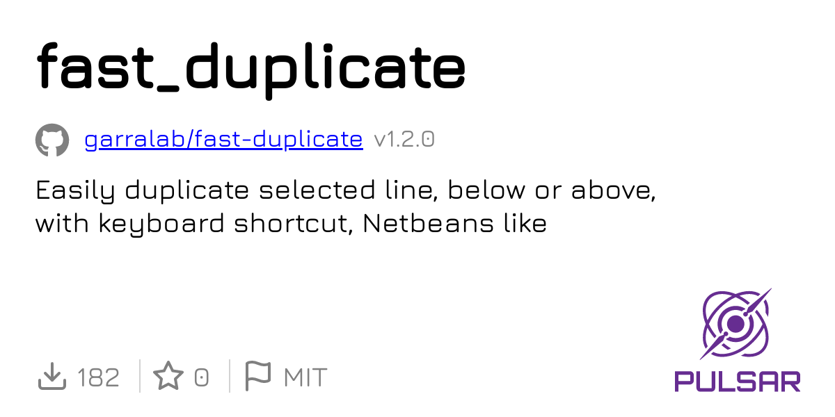 fast_duplicate