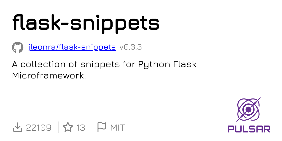 flask-snippets flask-snippets