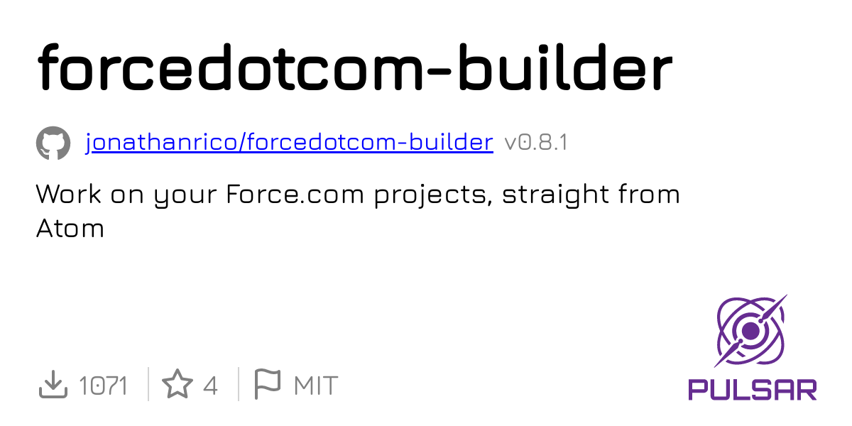 forcedotcom-builder