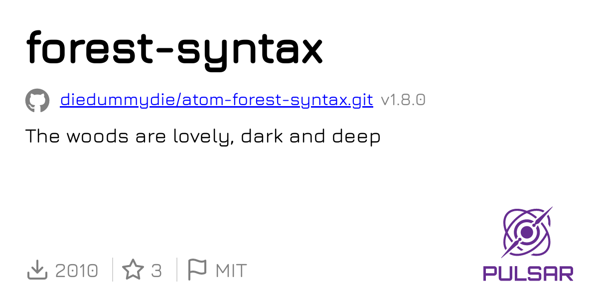 forest-syntax