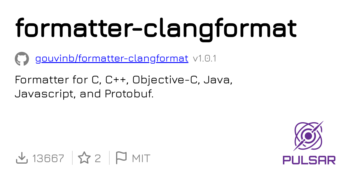 formatter-clangformat formatter-clangformat