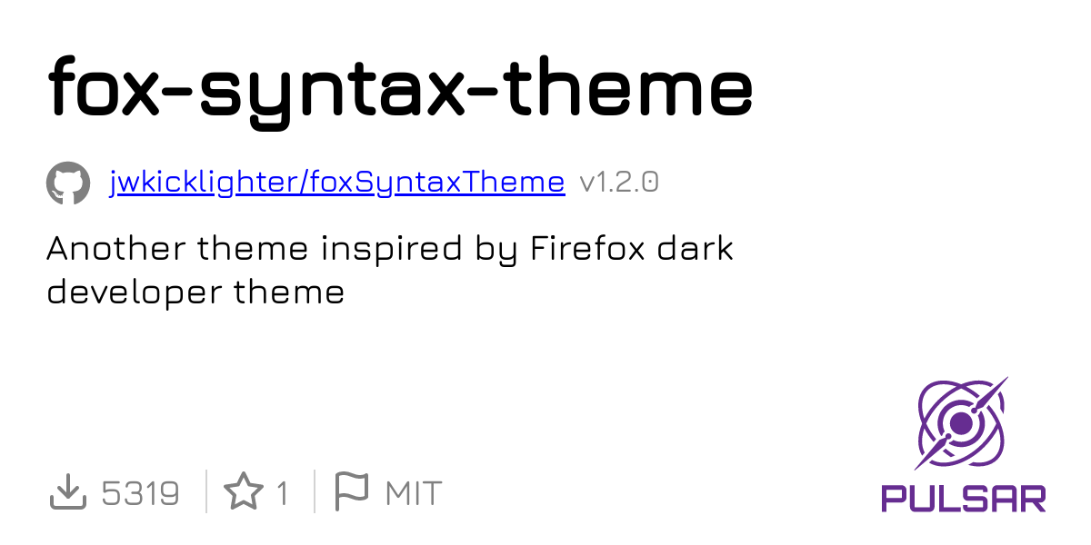 fox-syntax-theme