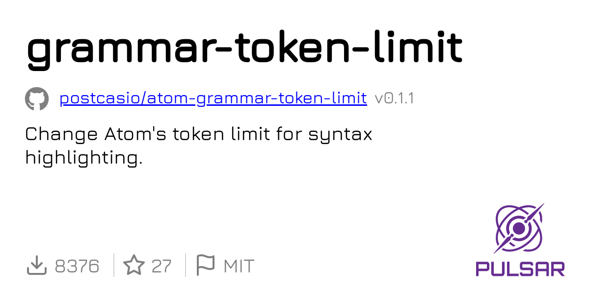 grammar-token-limit
