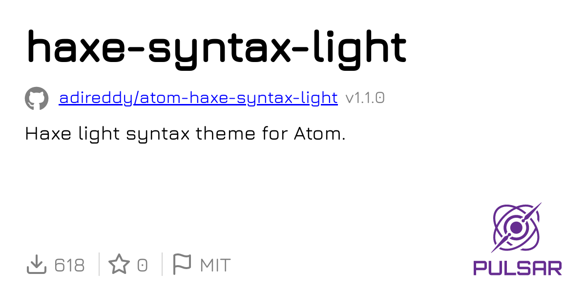 Haxe Syntax Light