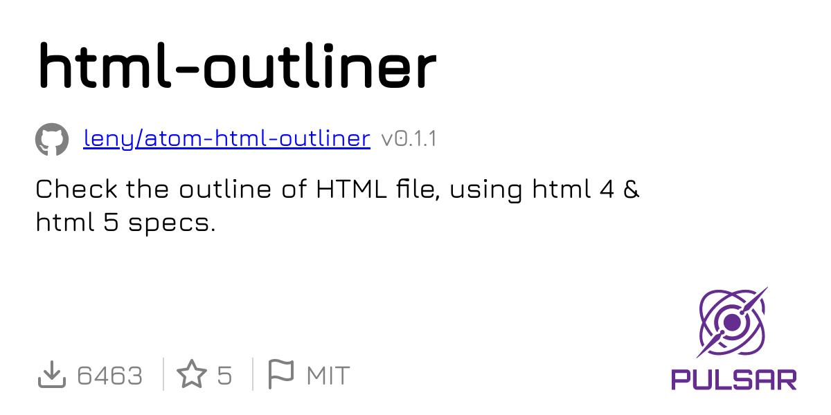 html-outliner