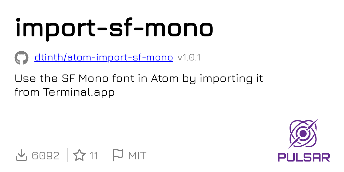 import-sf-mono