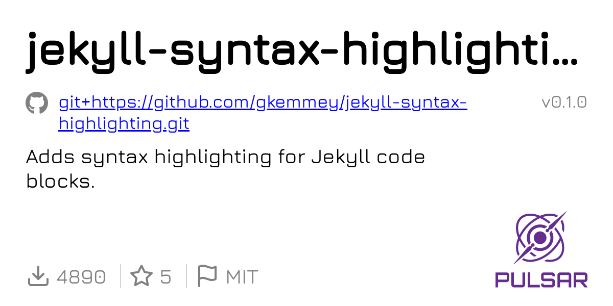 jekyll-syntax-highlighting jekyll-syntax-highlighting