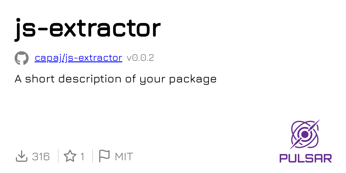js-extractor js-extractor