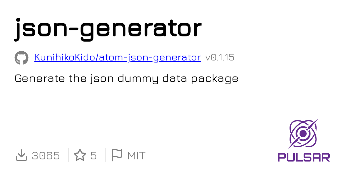 json-generator json-generator