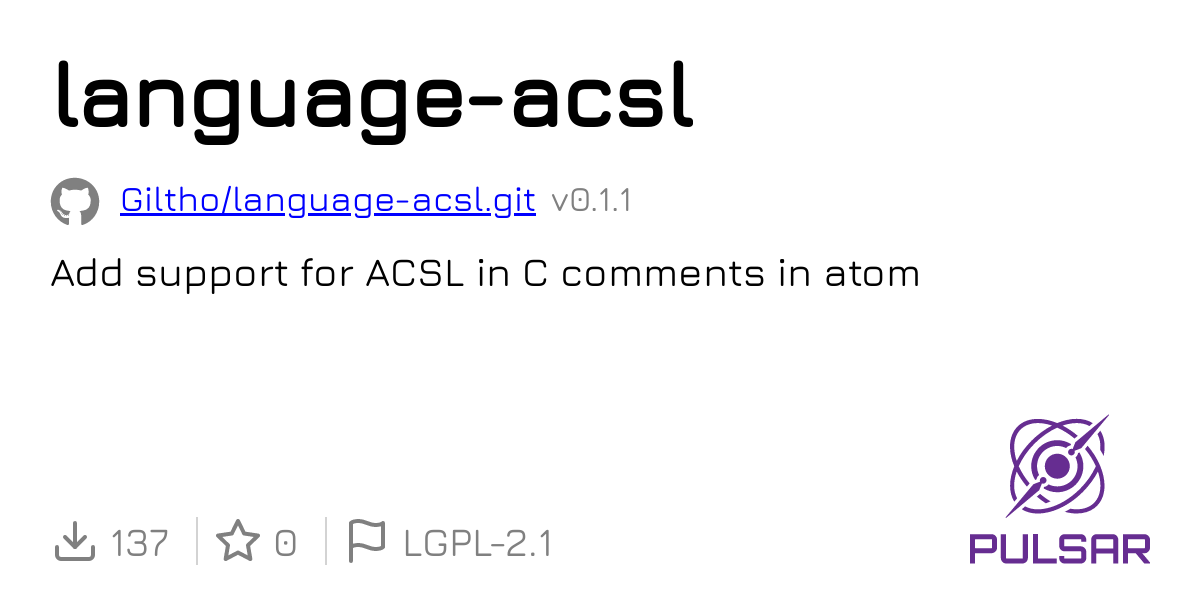 language-acsl