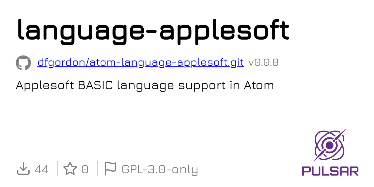 language-applesoft