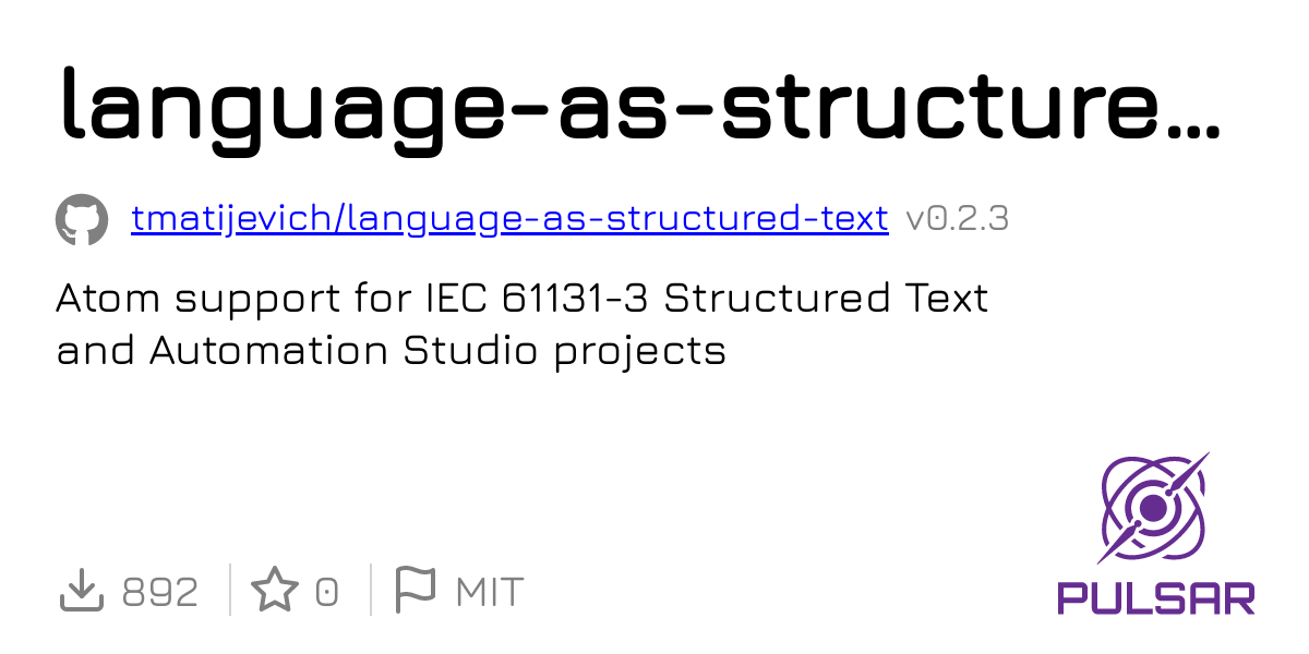 Language As Structured Text