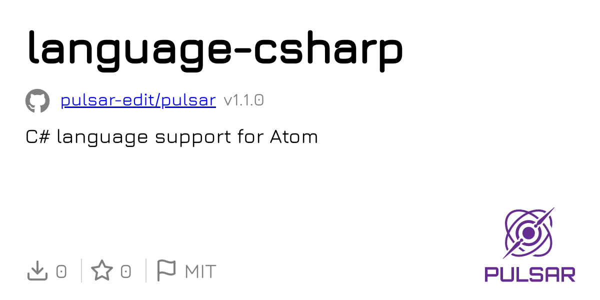 Language Csharp