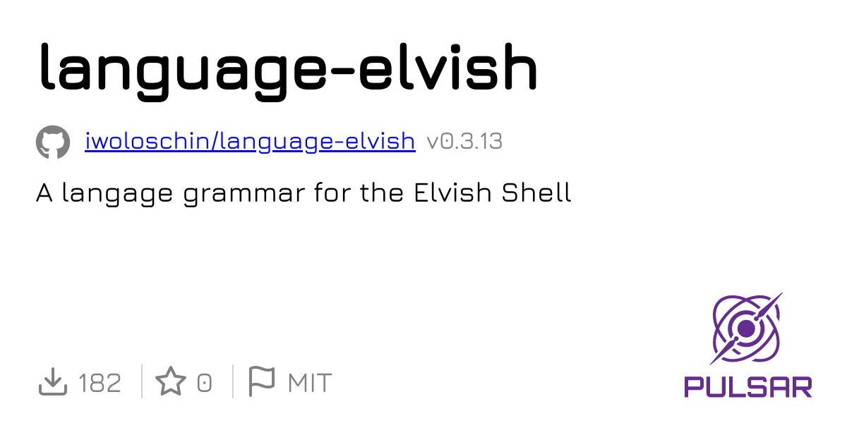 language-elvish