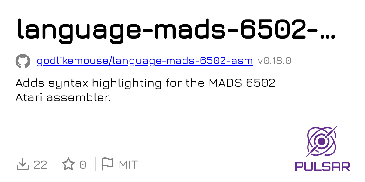 language-mads-6502-asm