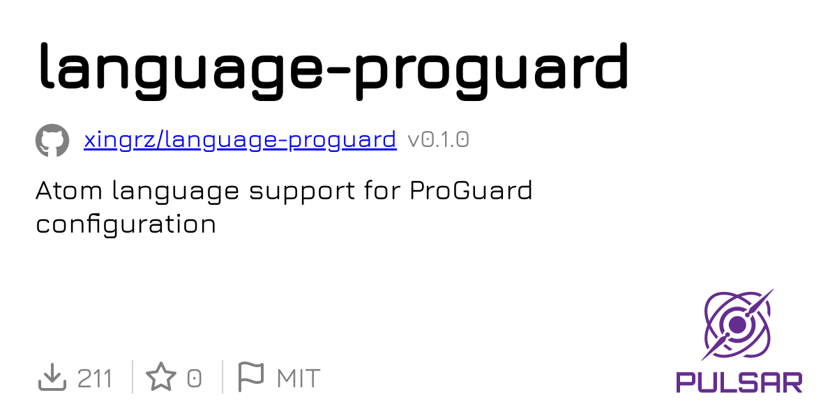 language-proguard