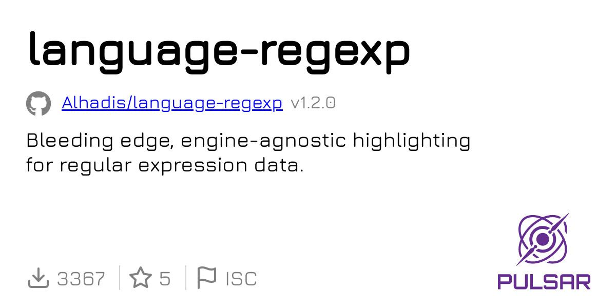 Language Regexp 