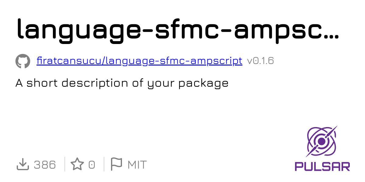 Language Sfmc Ampscript