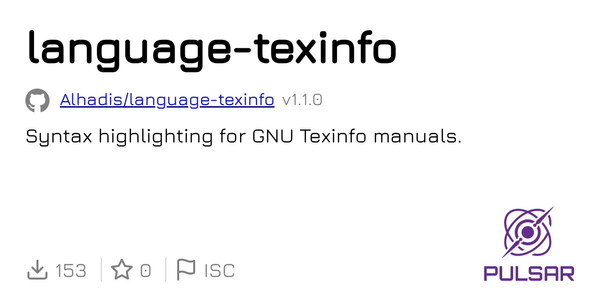 language-texinfo